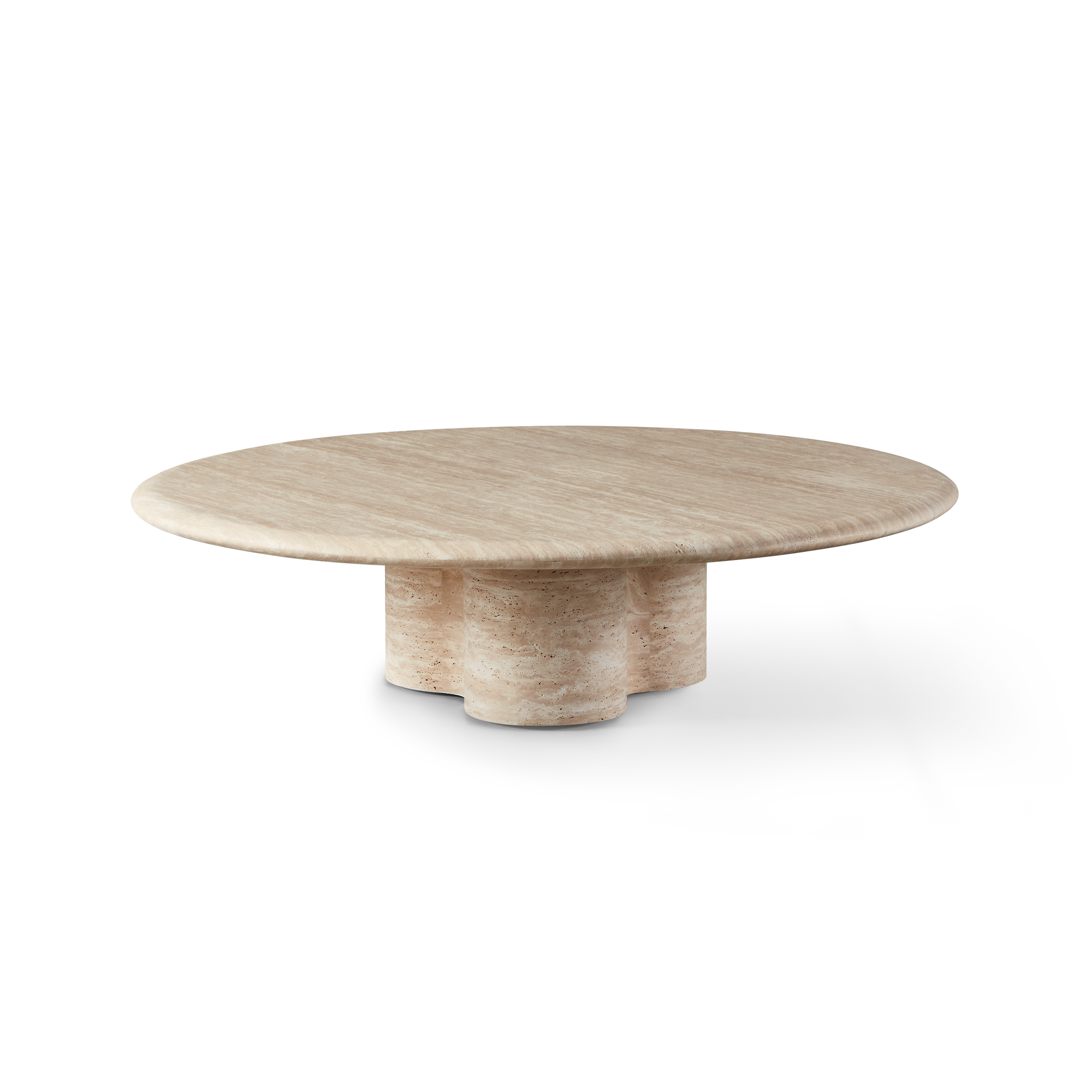 Porto Travertine Round Coffee Table – Harbour Outdoor CN