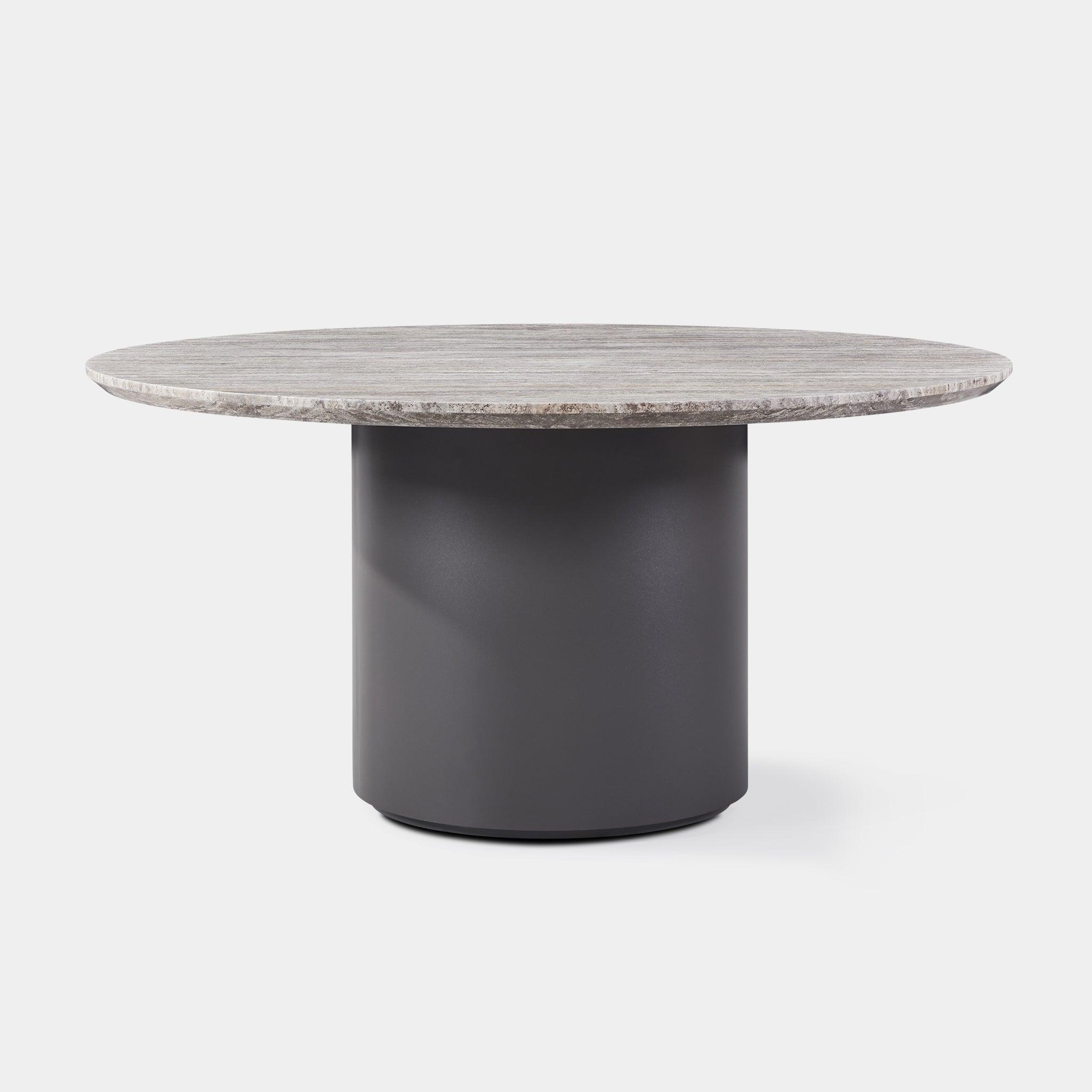 Santorini Outdoor Stone Round Dining Table 60" – Harbour Outdoor CN